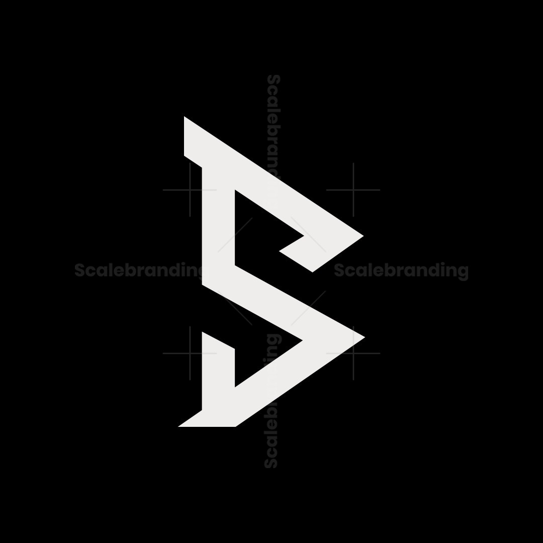 Modern B and S letter Logo | Scalebranding