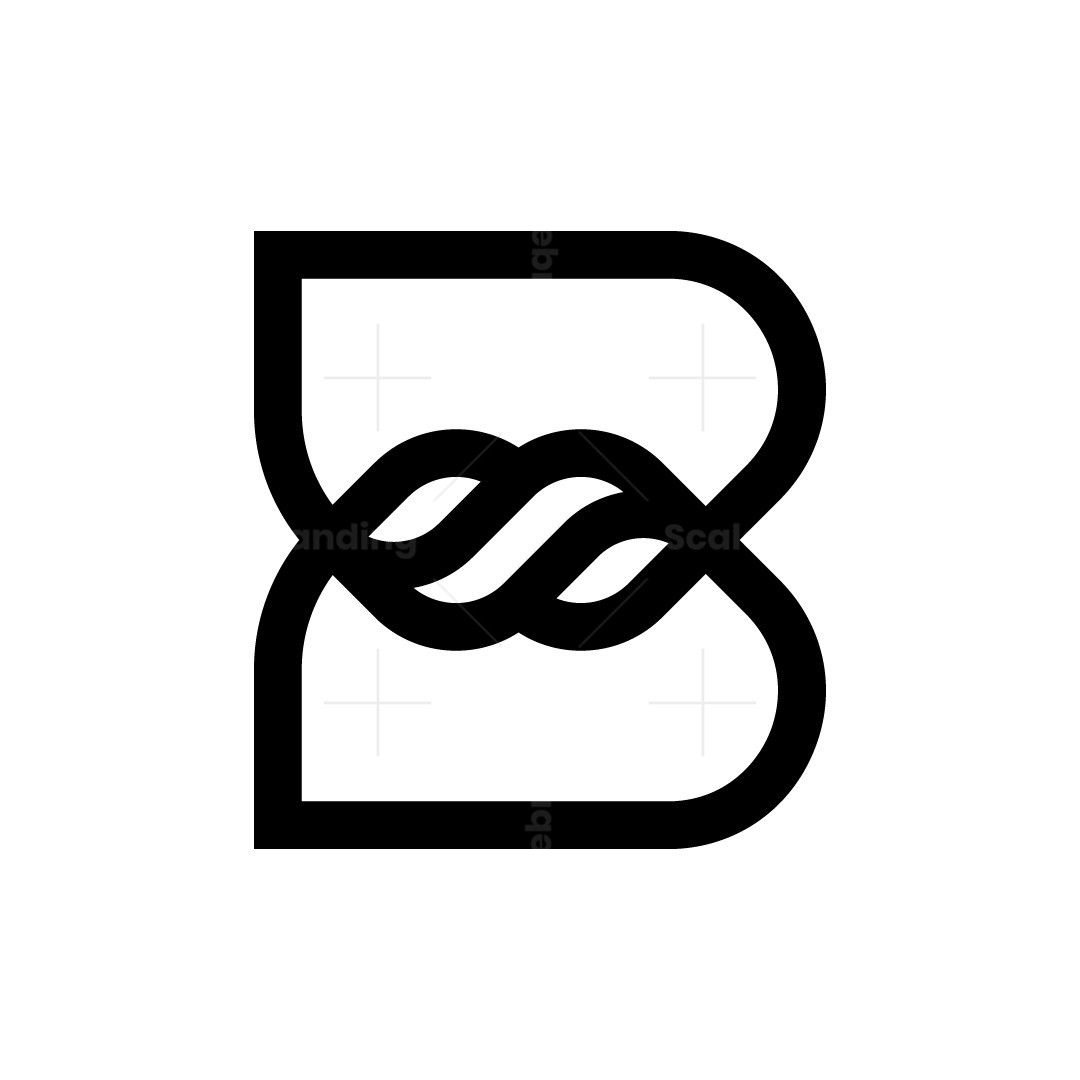 modern B loop logo | Scalebranding