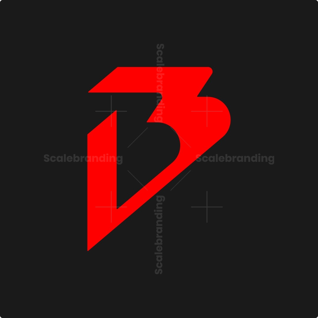 Modern B Or 13 Logo | Scalebranding