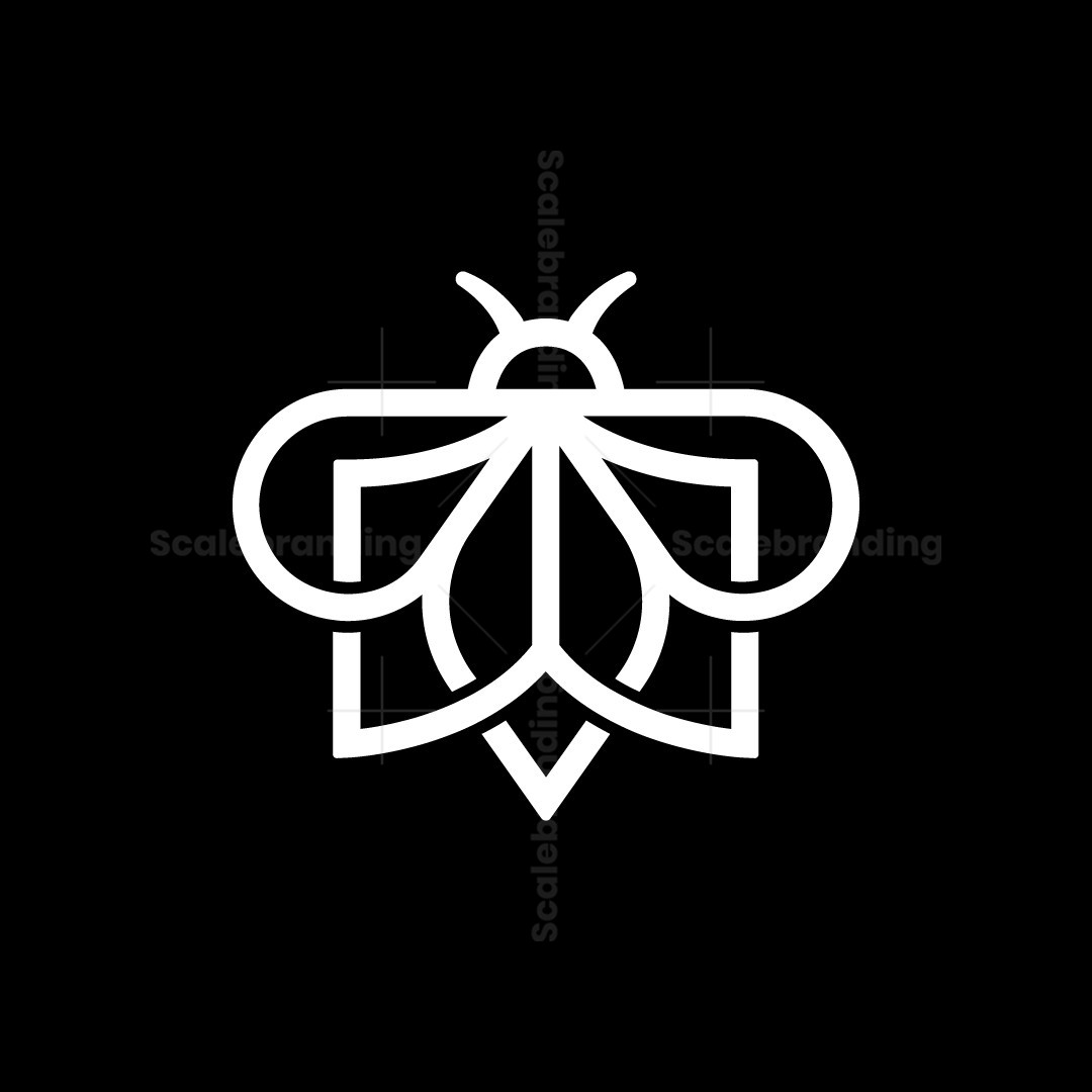 Modern Bee Book Logo | Scalebranding