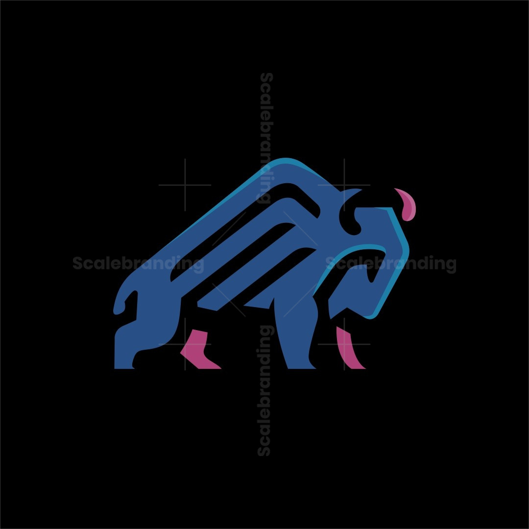 Modern Bison Logo | Scalebranding