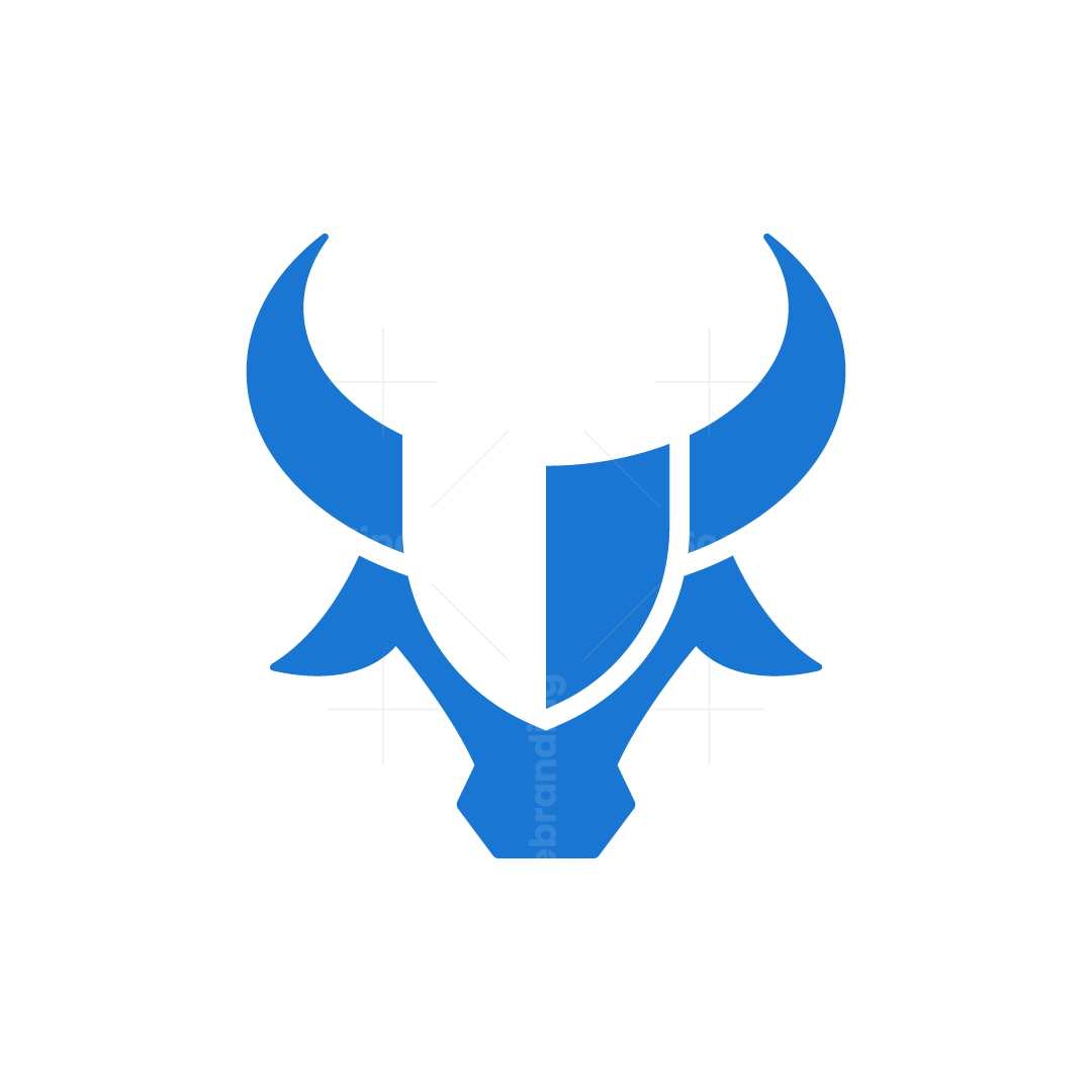 Modern Bull Head With Shield Logo | Scalebranding