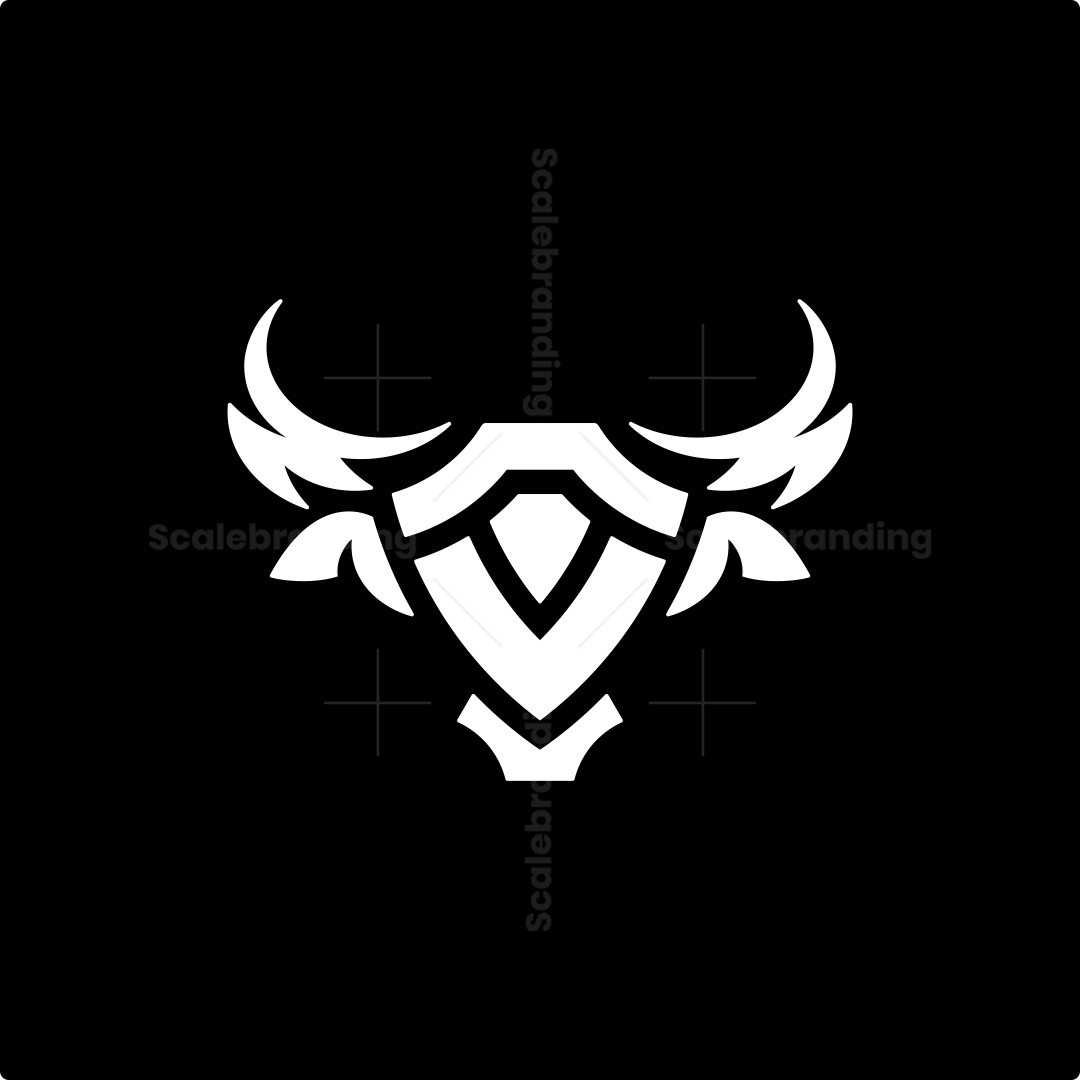 Modern Bull Shield Logo | Scalebranding