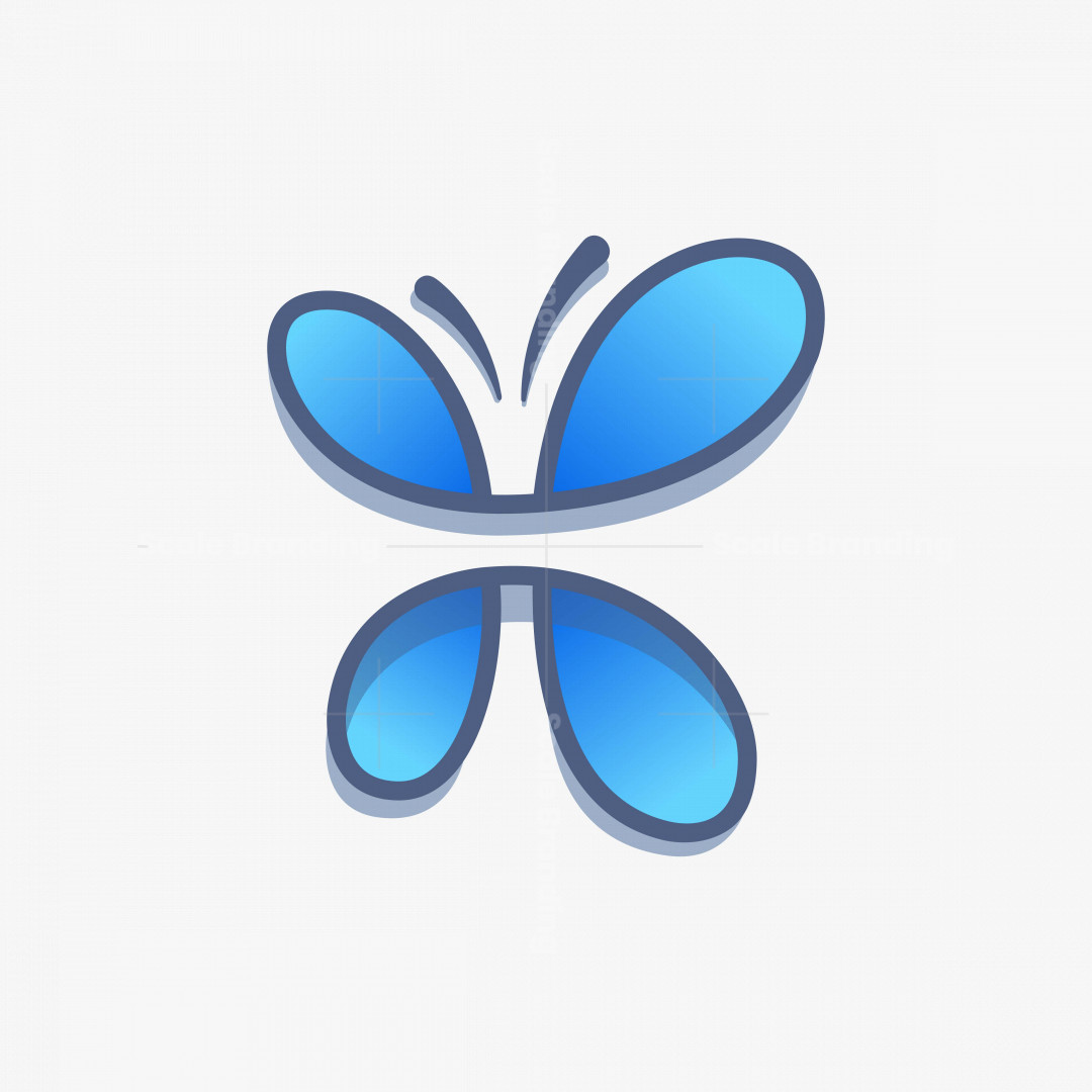 Modern Butterfly Logo
