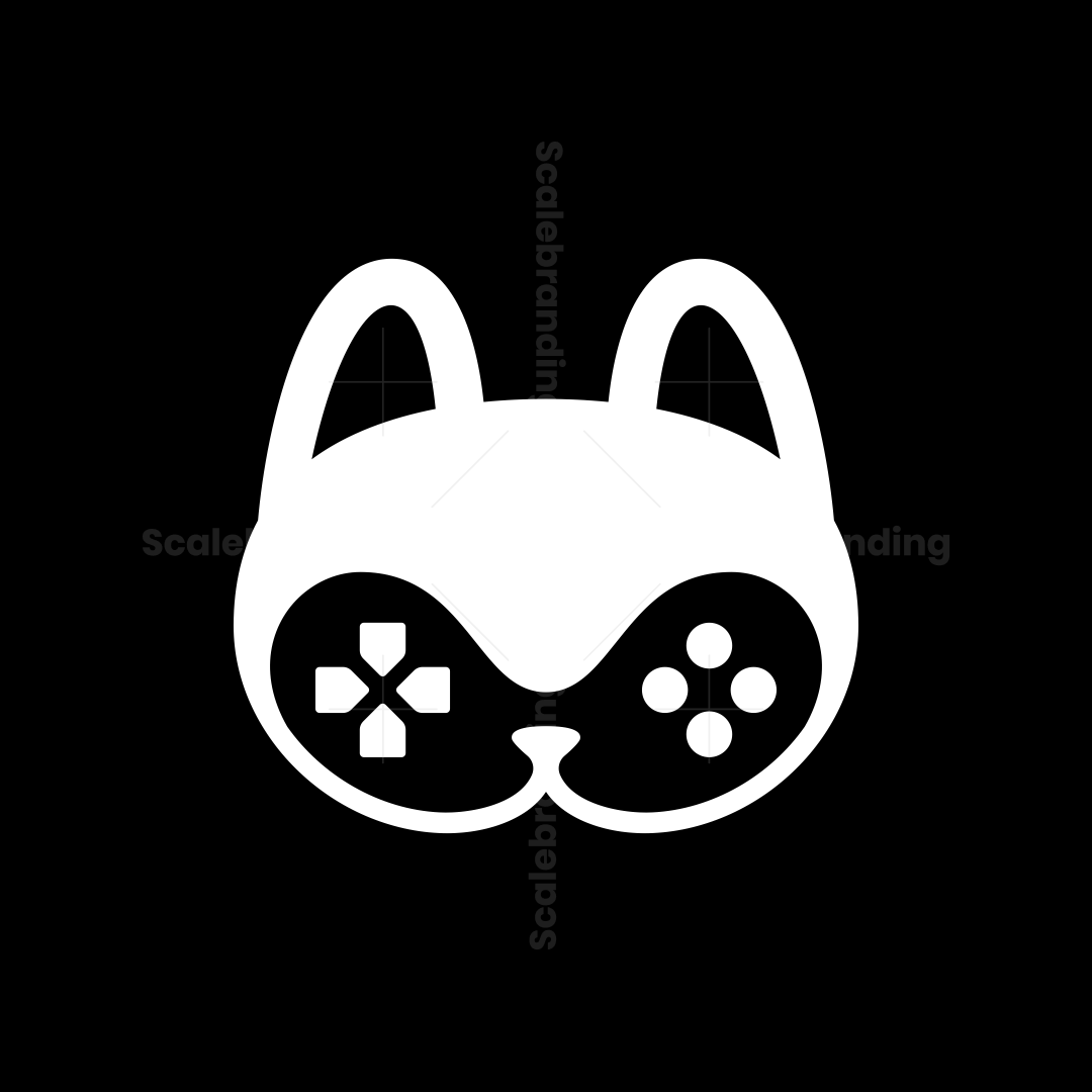 Modern Iconic Playful Cat Gamer Logo | Scalebranding