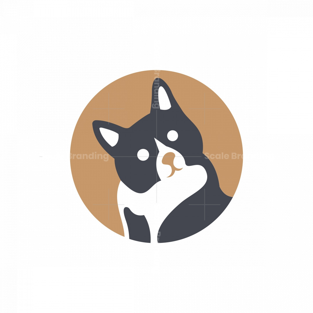 Modern Cat Icon Logo | Scalebranding