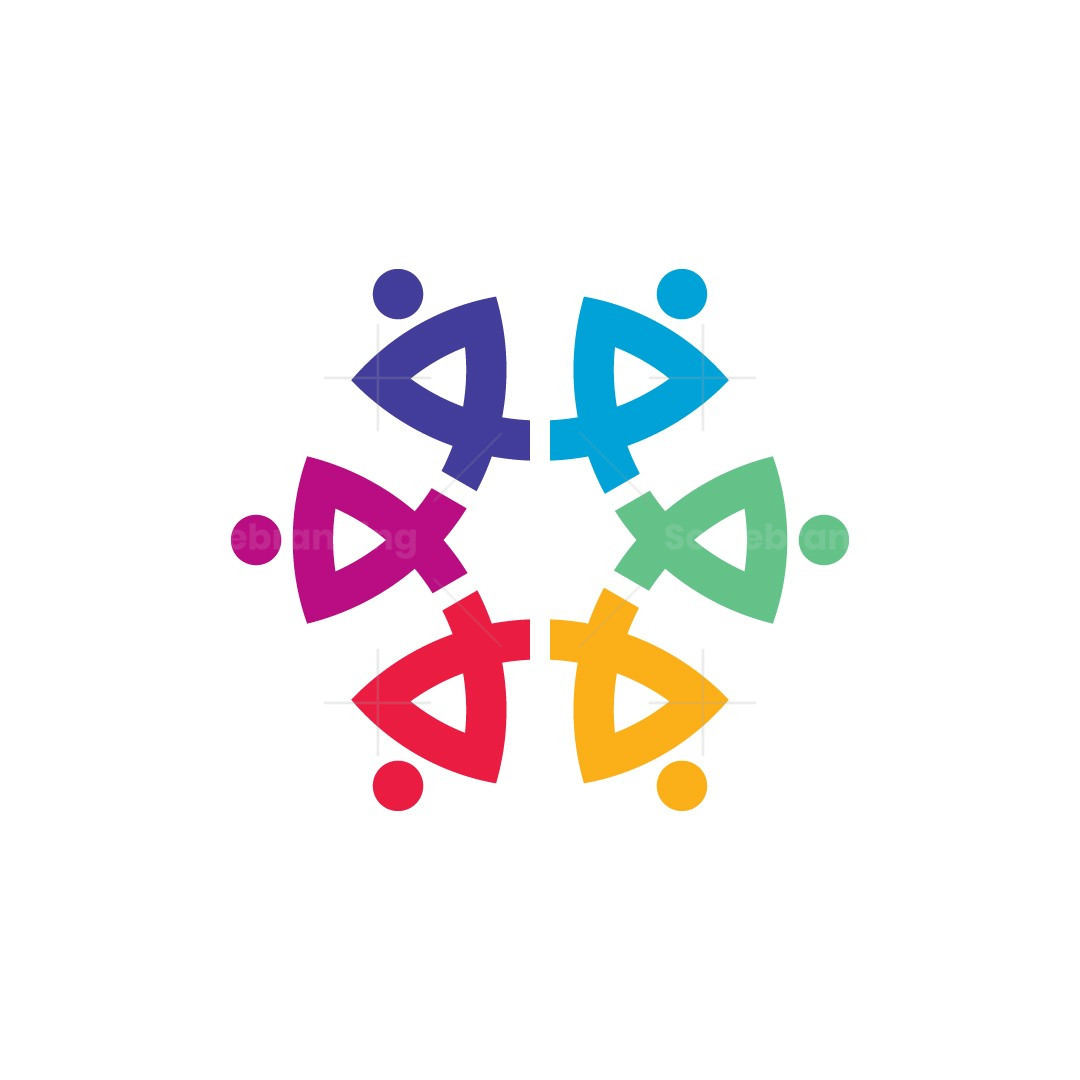 Modern Community People Logo | Scalebranding