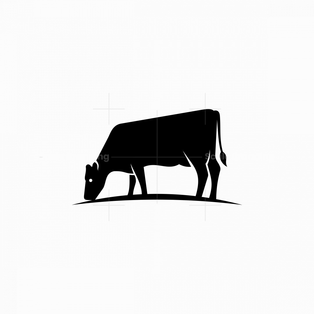 Modern Cow Icon Logo | Scalebranding
