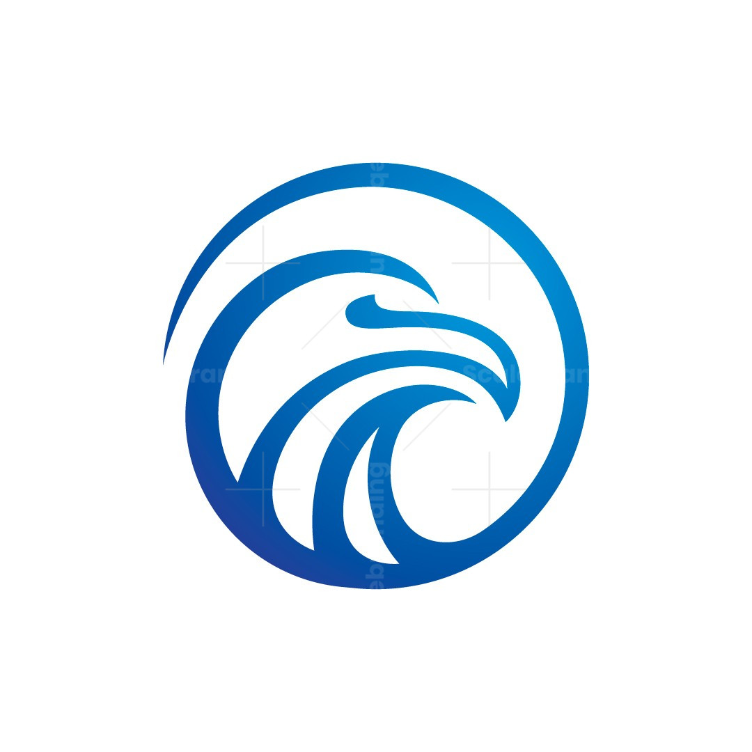 Modern Eagle Head Profile Logo | Scalebranding