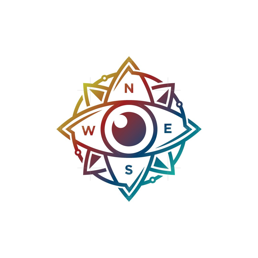 Modern Eye Compass Logo | Scalebranding