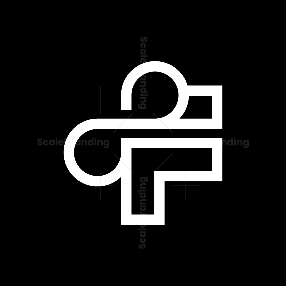 Modern Letter F With Infinity Logo | Scalebranding