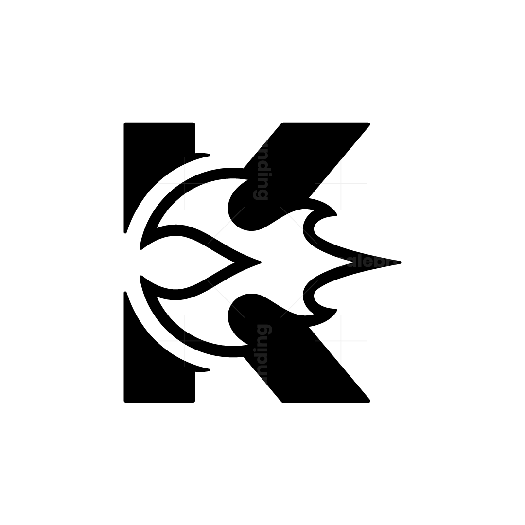 Letter K Flame Logo With A Modern Look | Scalebranding