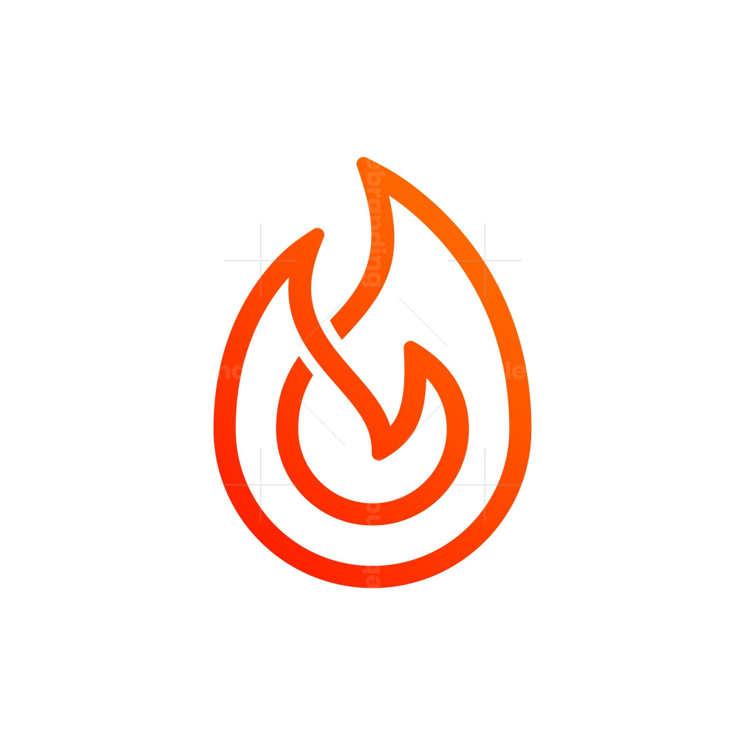Modern Flame Logo | Scalebranding