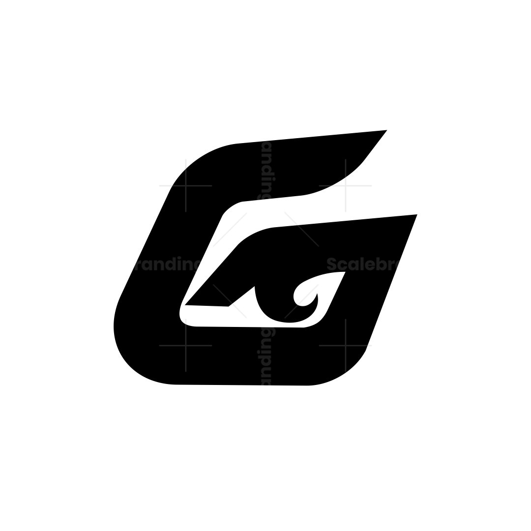 Modern G Letter Eye Logo | Scalebranding