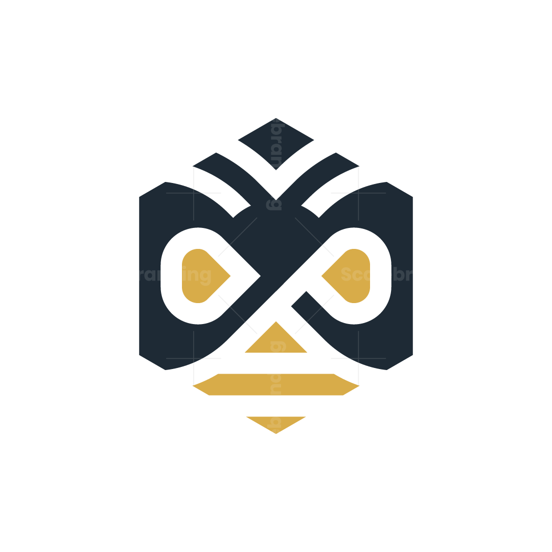 Modern Infinity Bee Box Logo | Scalebranding