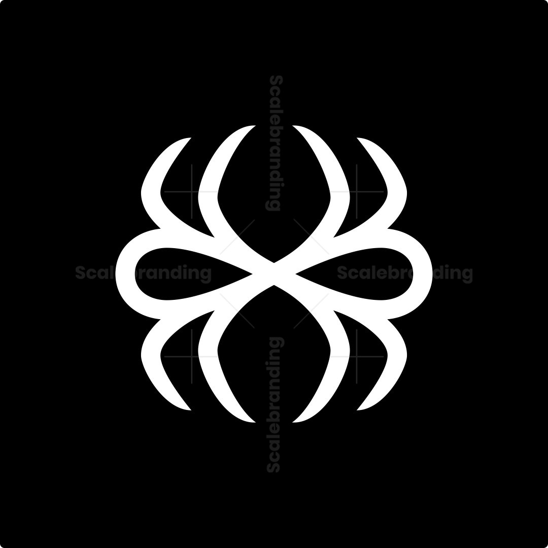 Modern Infinity Spider Logo | Scalebranding