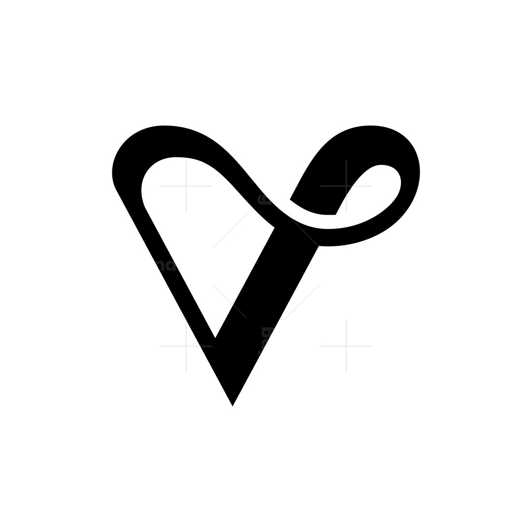 Modern Infinity V Letter Logo | Scalebranding