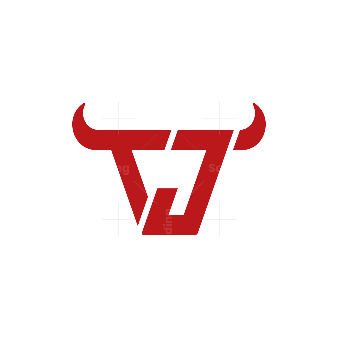 Letter J Bull Logo With A Modern Look | Scalebranding