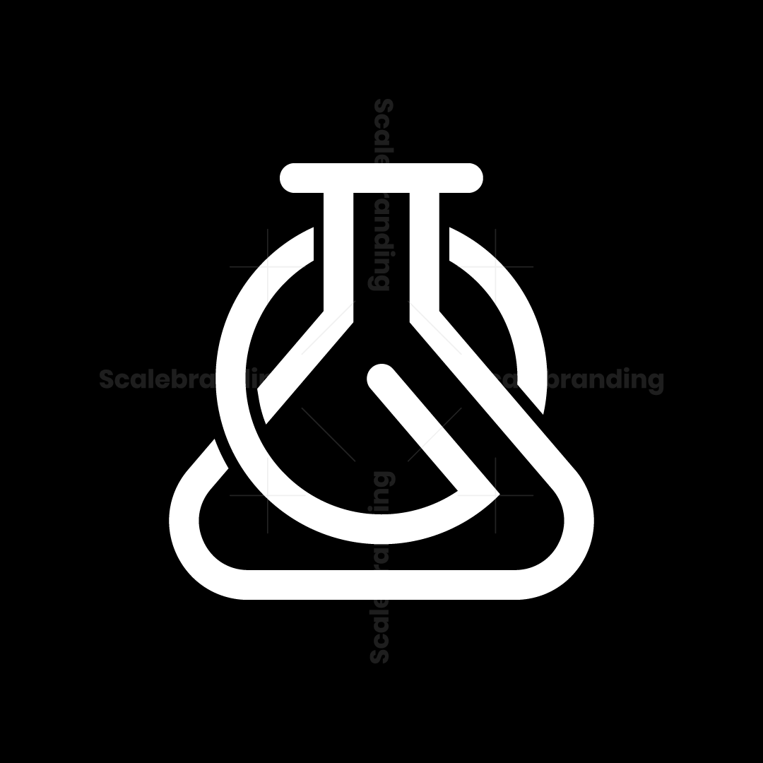 Modern Letter G Laboratory Logo | Scalebranding
