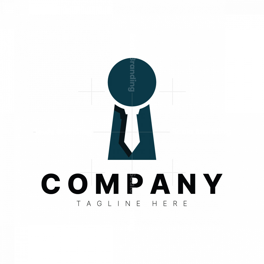 Modern Leader Keyhole Logo | Scalebranding