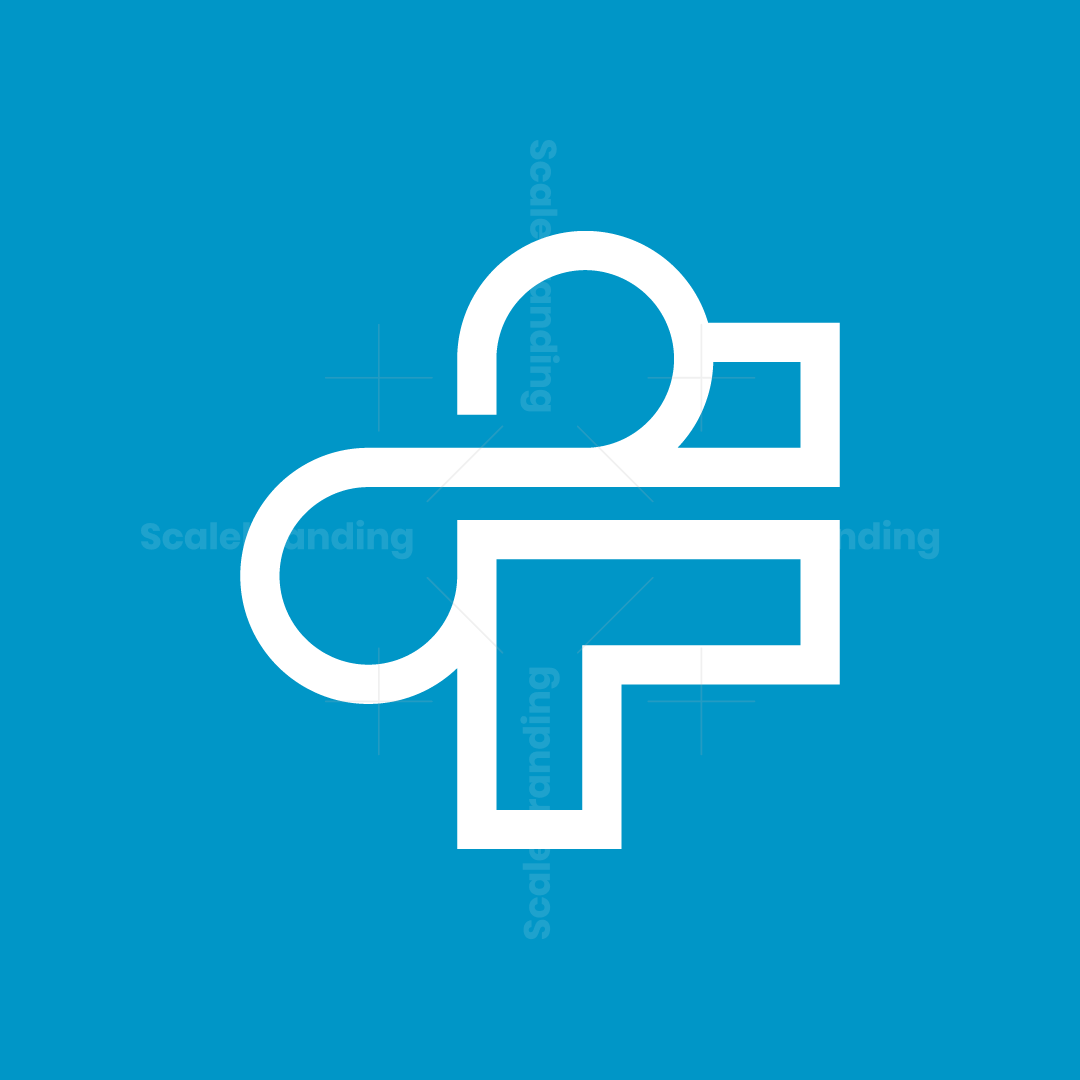 Modern Letter F With Infinity Logo | Scalebranding