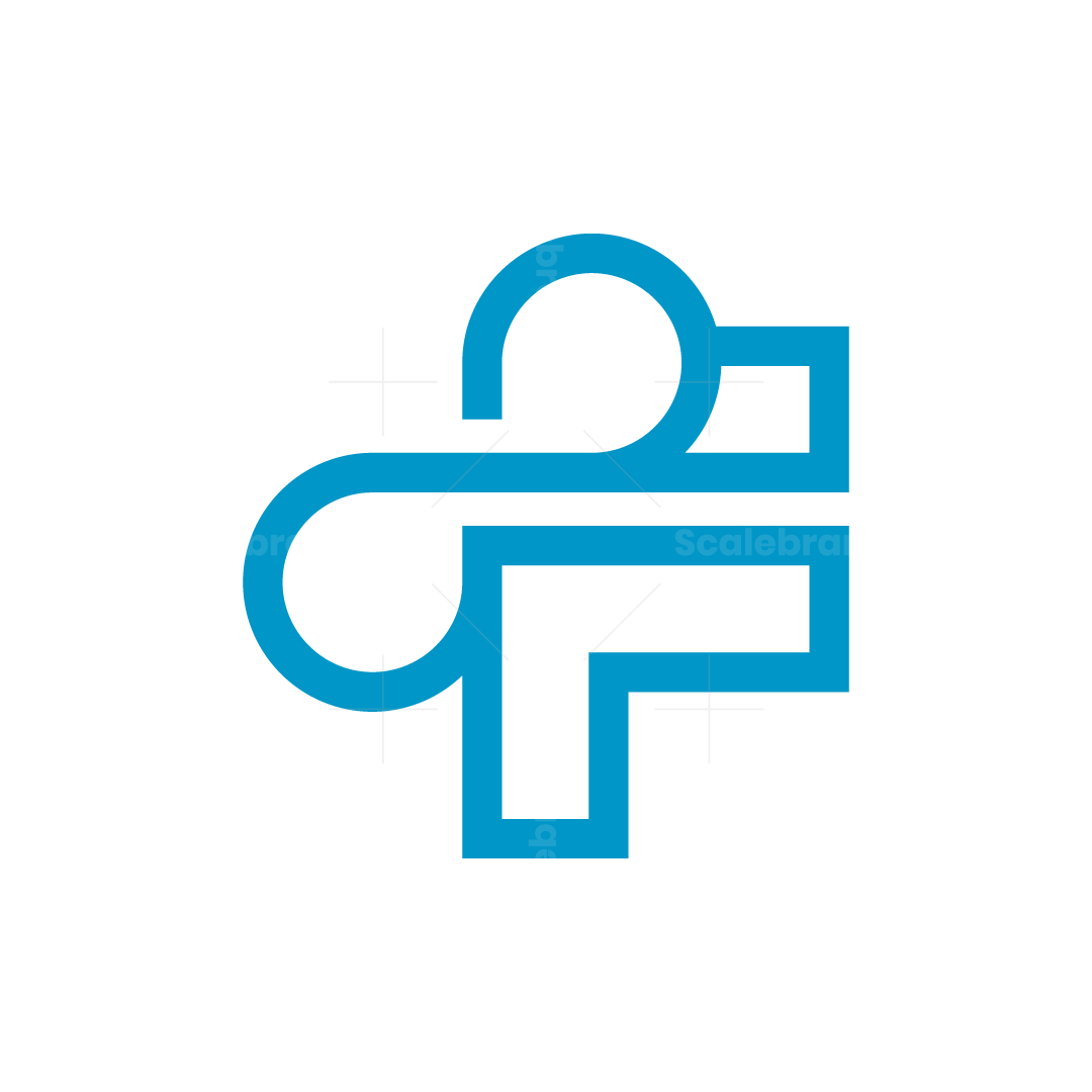 Modern Letter F With Infinity Logo | Scalebranding
