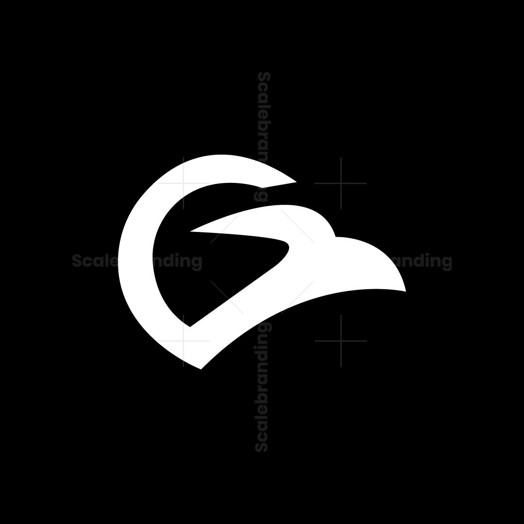 Modern Letter G Bird Head Logo | Scalebranding