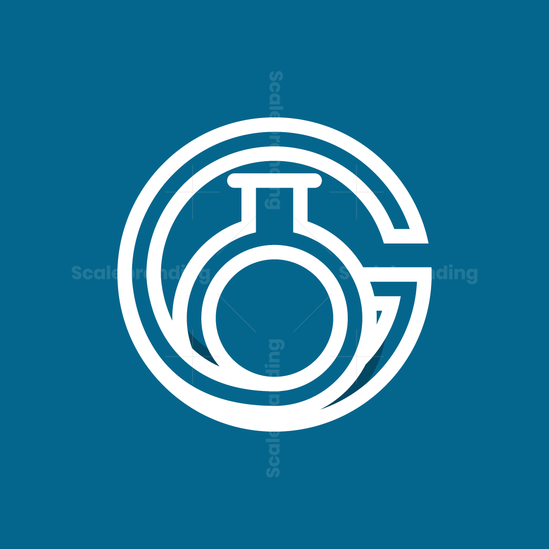 Modern Letter G With Laboratory Logo | Scalebranding