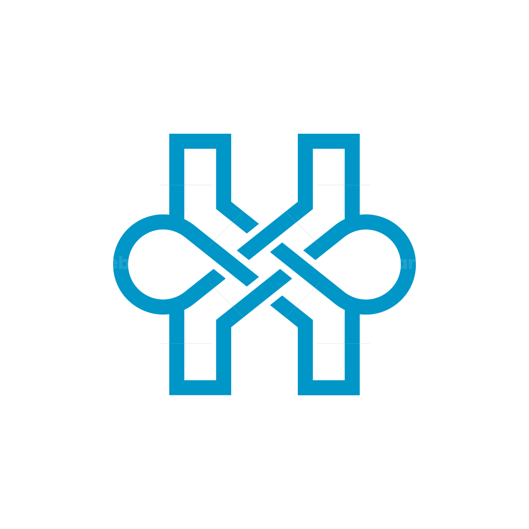 Modern Letter H With Infinity Logo | Scalebranding