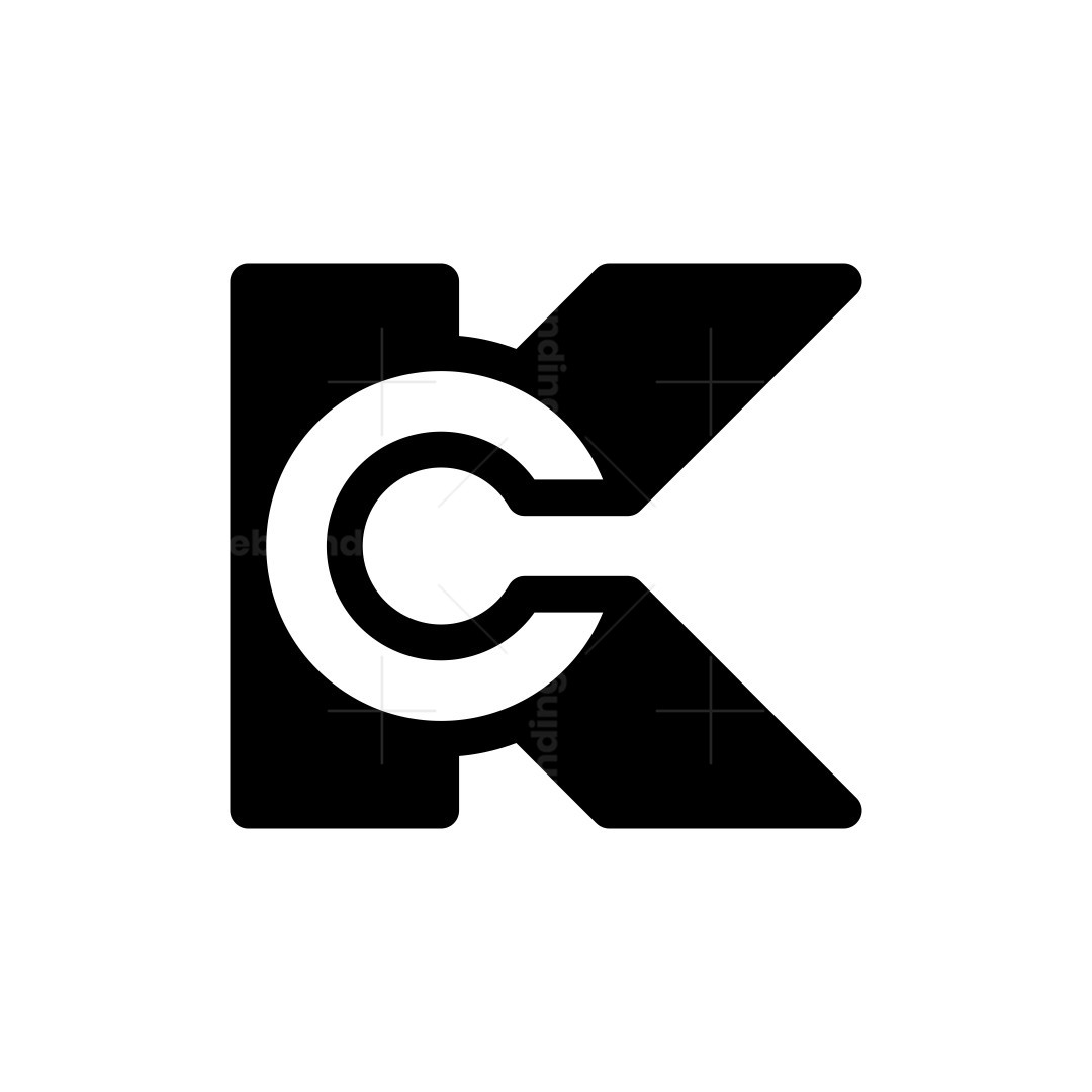 Modern Letter KC CK Monogram Logo | Scalebranding