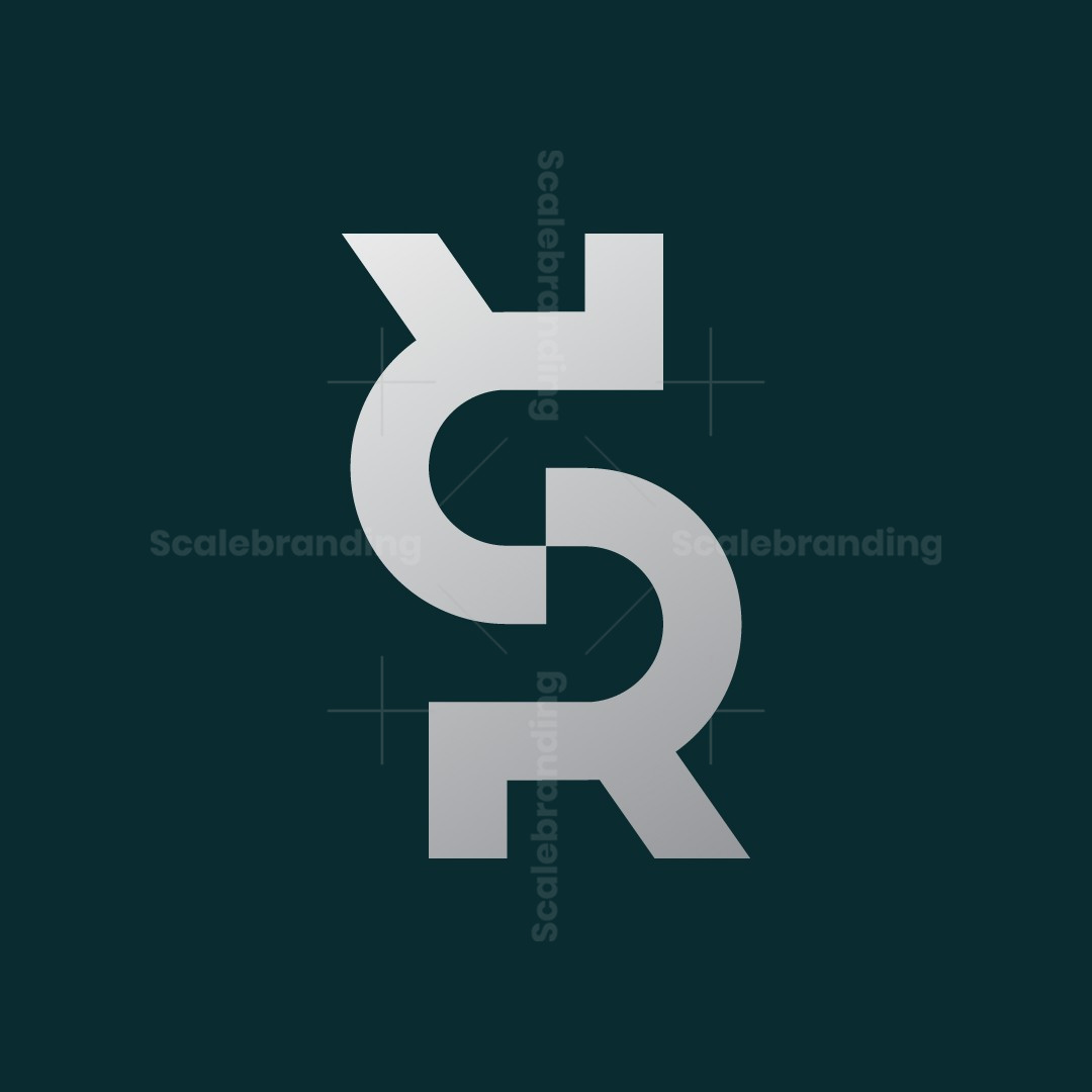 Modern Letter RR or RS Monogram Logo | Scalebranding