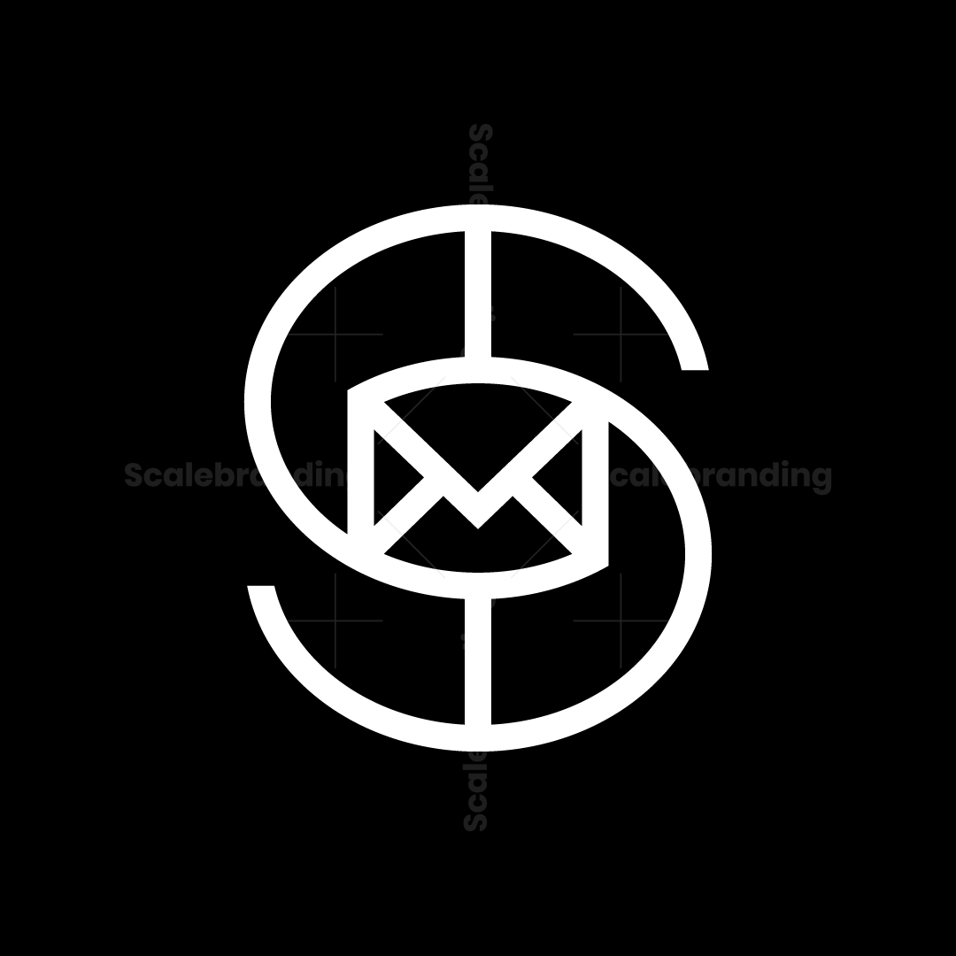 Modern Letter S With Mail Logo | Scalebranding