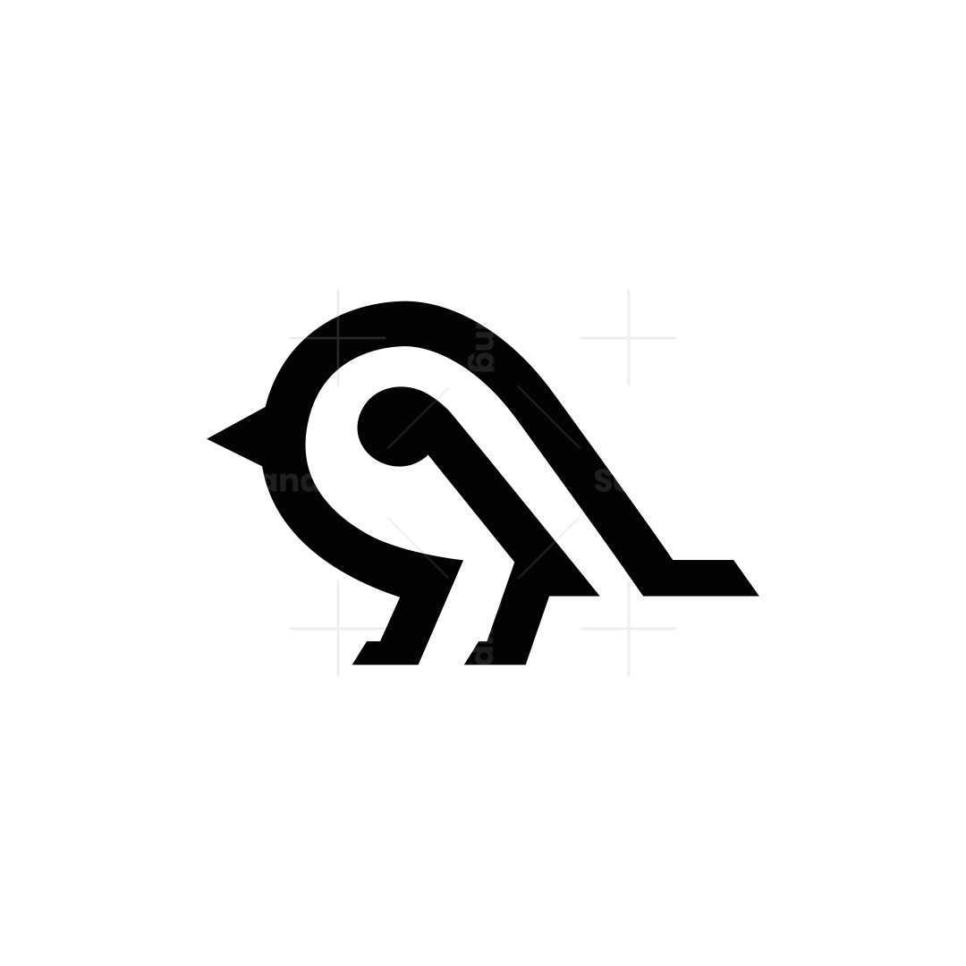 Modern Line Bird Logo | Scalebranding