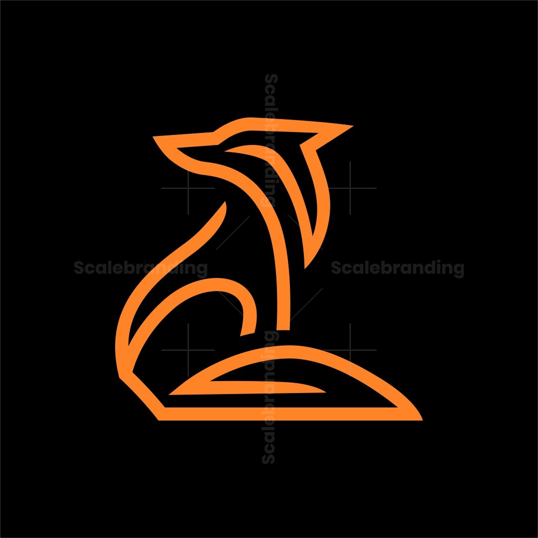 Modern Line Fox Logo | Scalebranding