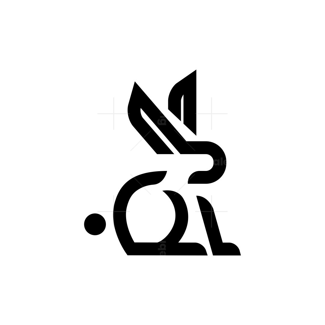 Modern Line Rabbit Logo | Scalebranding