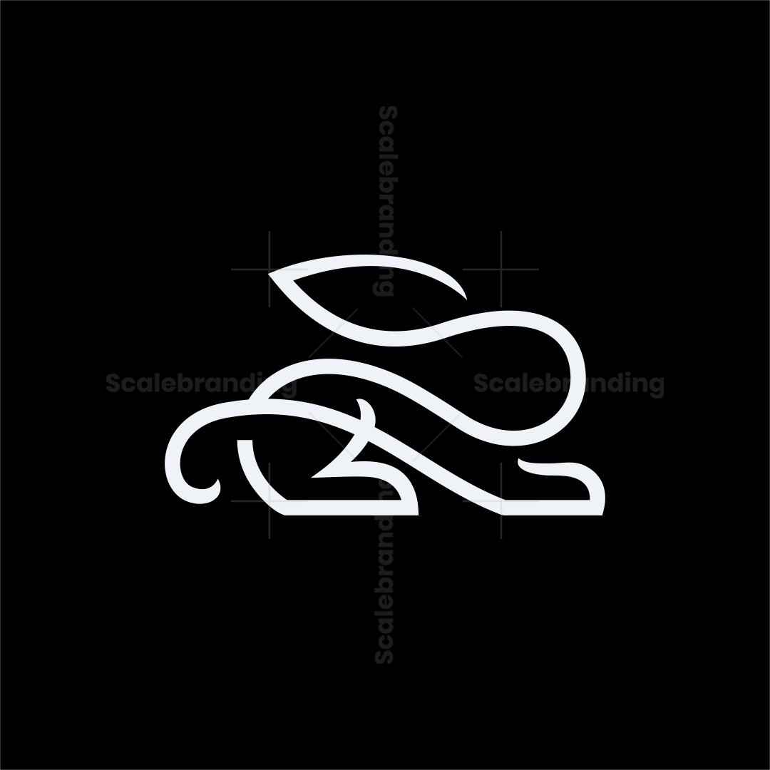 Modern Line Rabbit Logo | Scalebranding