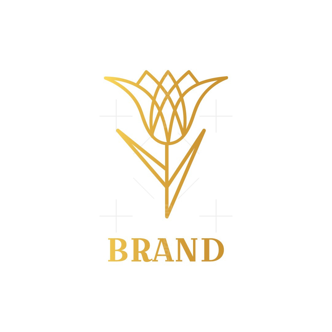 Modern Luxury Tulip Logo | Scalebranding
