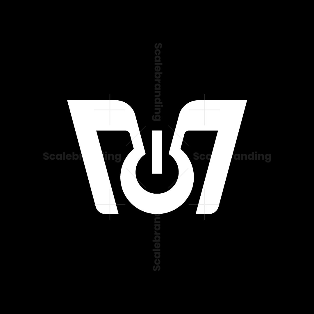 Modern M Power Logo | Scalebranding