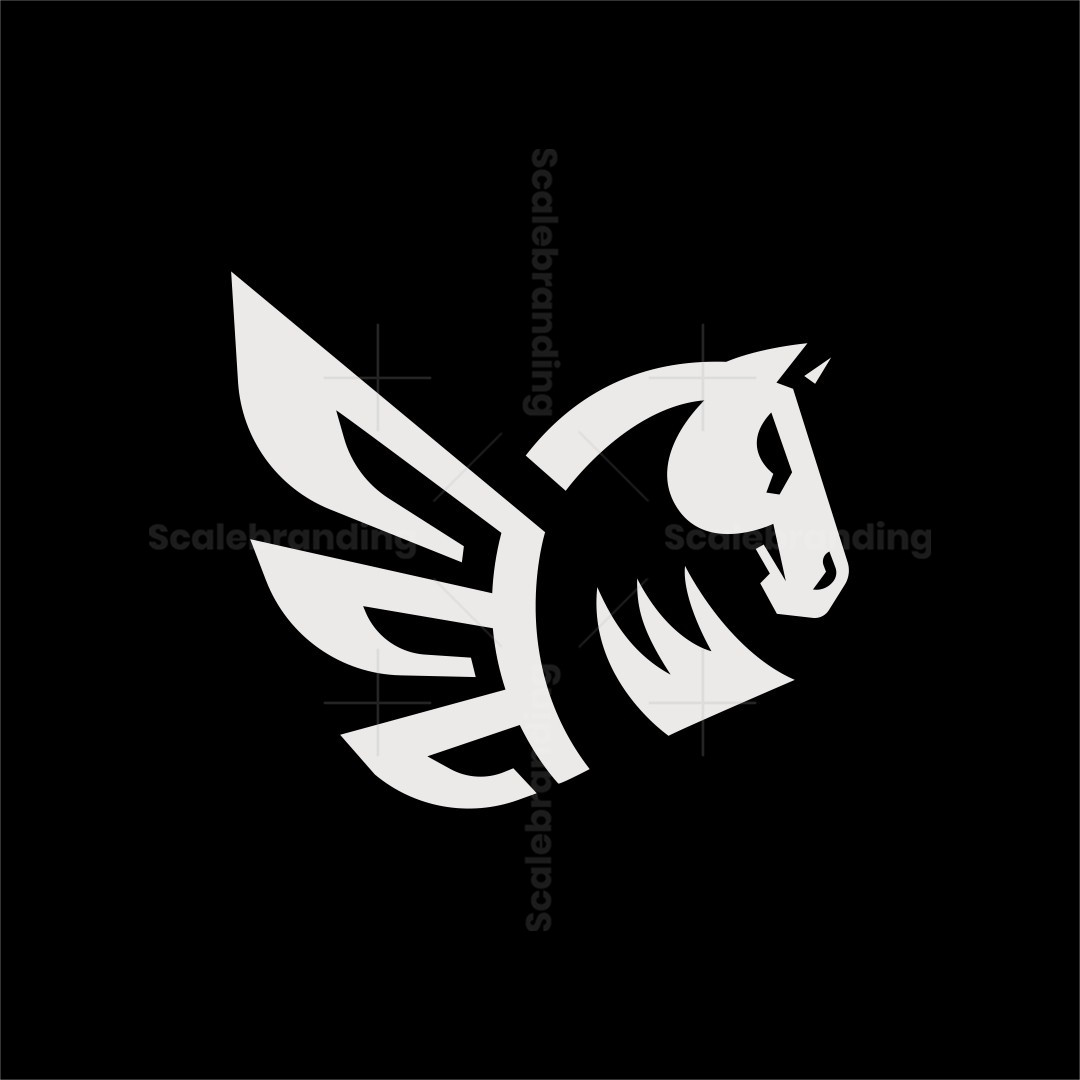 Modern Pegasus Logo | Scalebranding