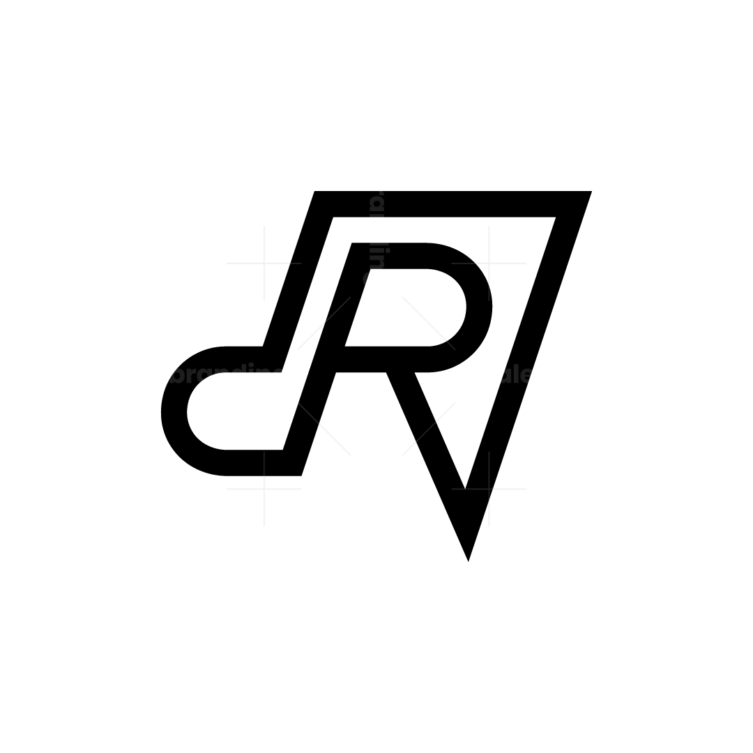 Modern R Note Music Logo | Scalebranding