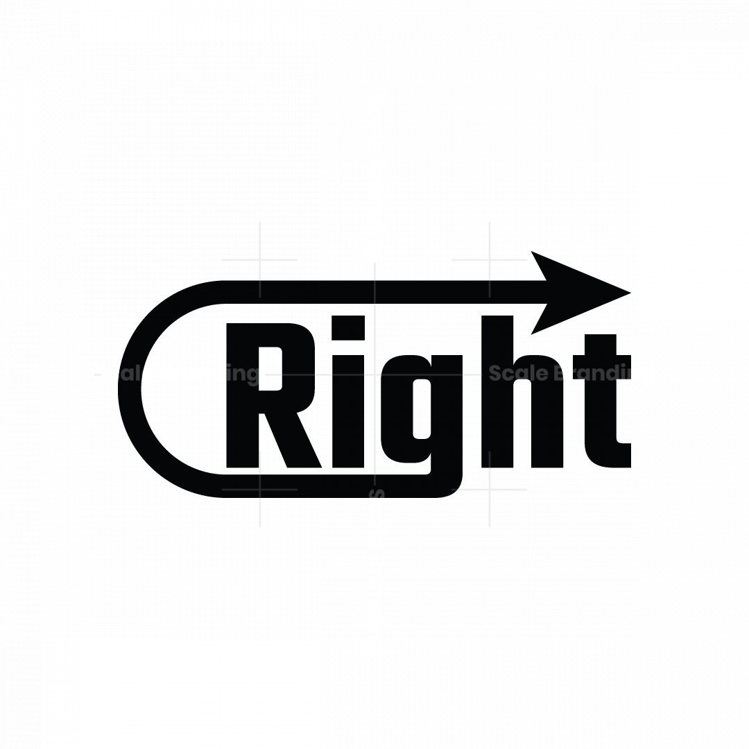 Modern Right Logo | Scalebranding