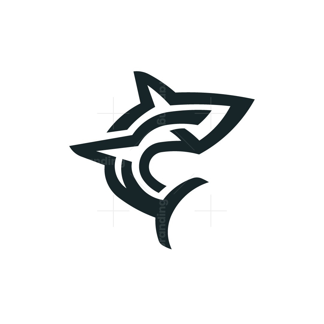 Modern Shark Logo | Scalebranding
