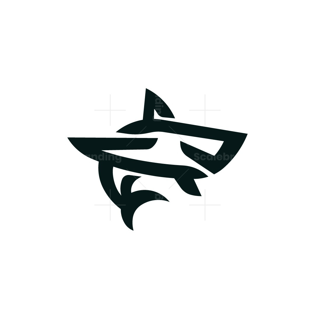 Modern Shark Logo | Scalebranding
