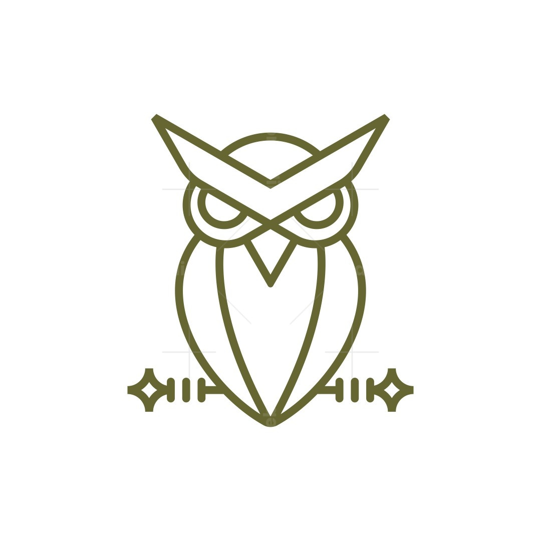 Modern Simple Owl Logo | Scalebranding