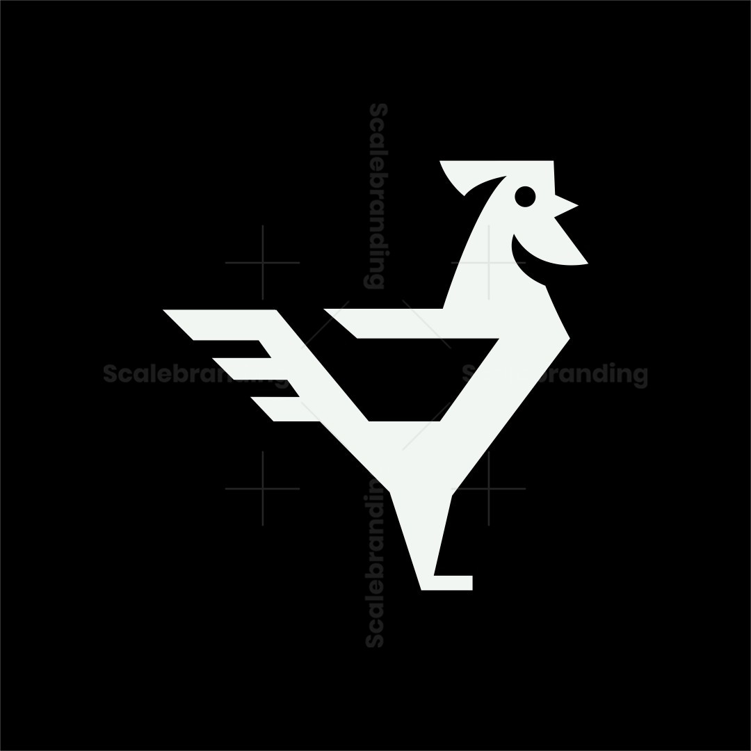 Modern Simple Rooster Logo | Scalebranding