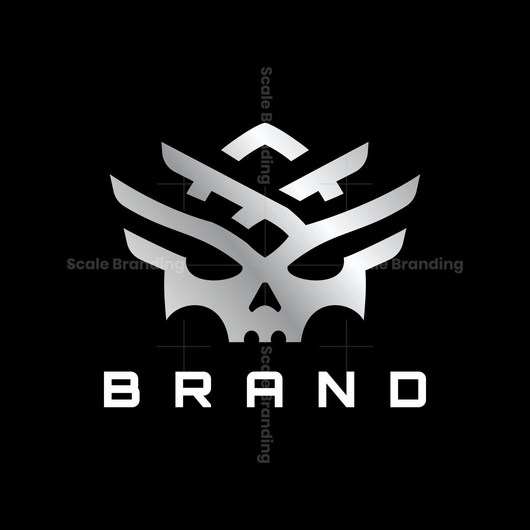 Modern Skull Logo | Scalebranding