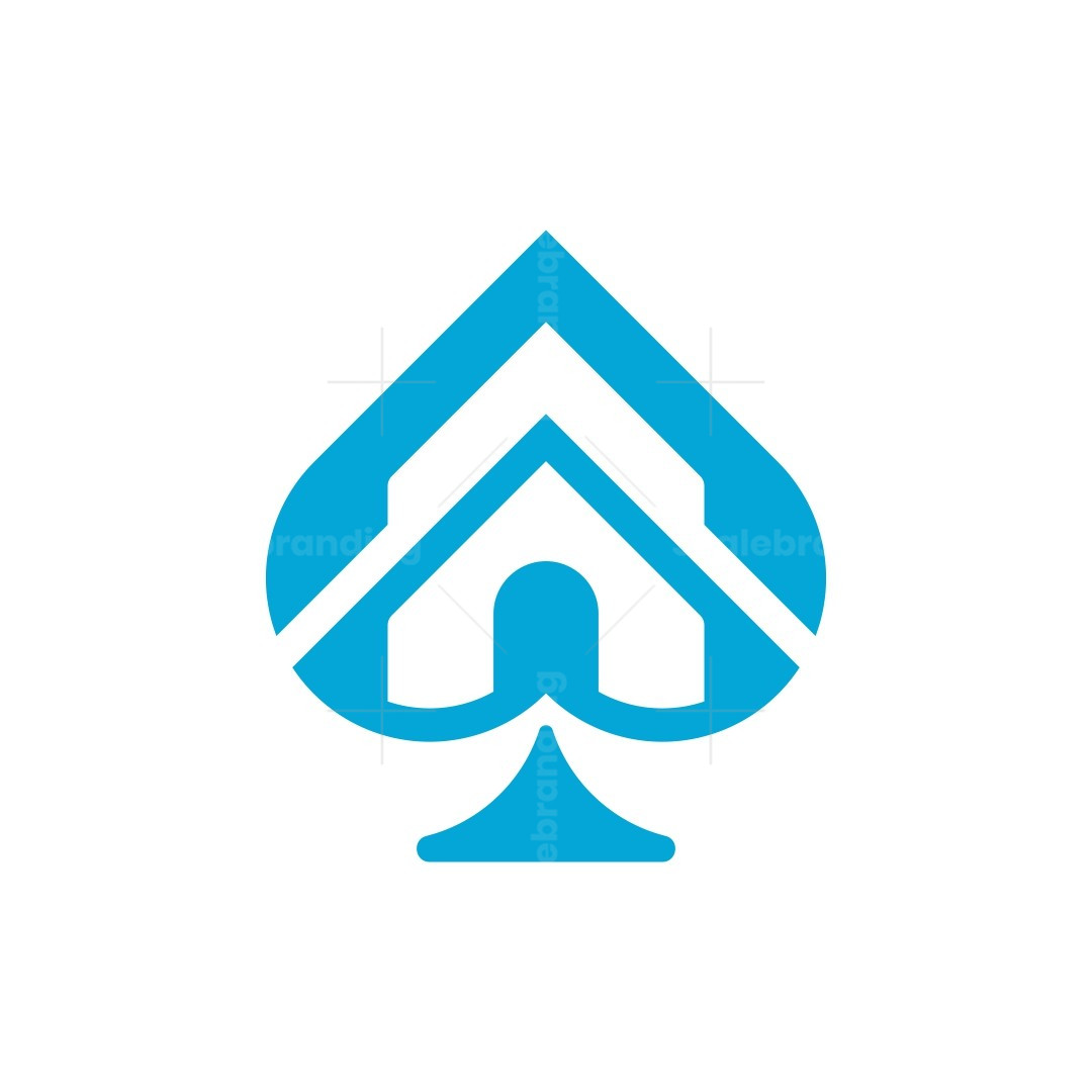 Modern Spade House Logo | Scalebranding