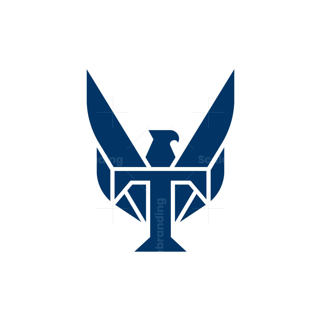 Letter T Eagle Logo With A Modern Look | Scalebranding