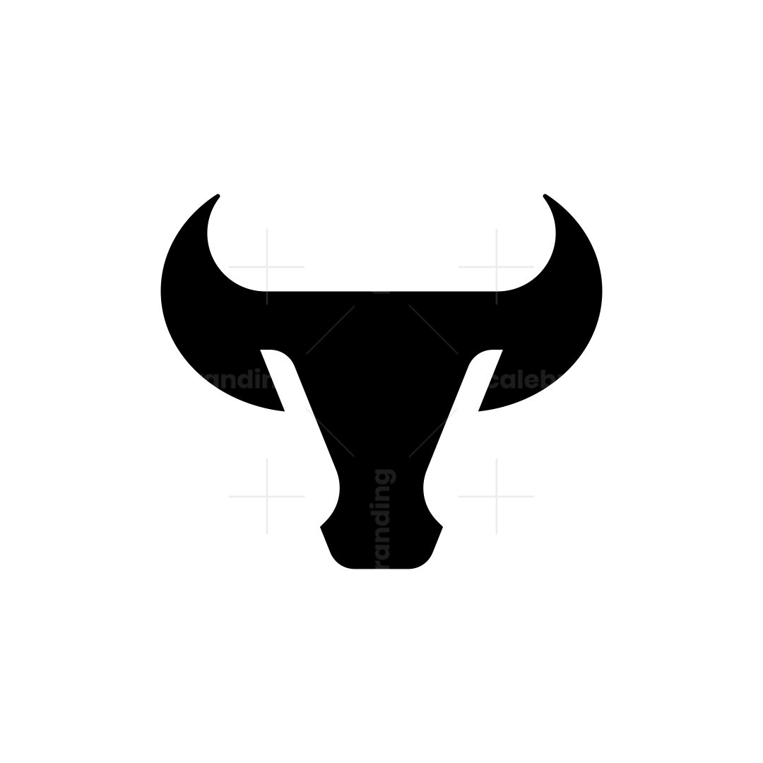 Modern T Letter Bull Head Logo | Scalebranding