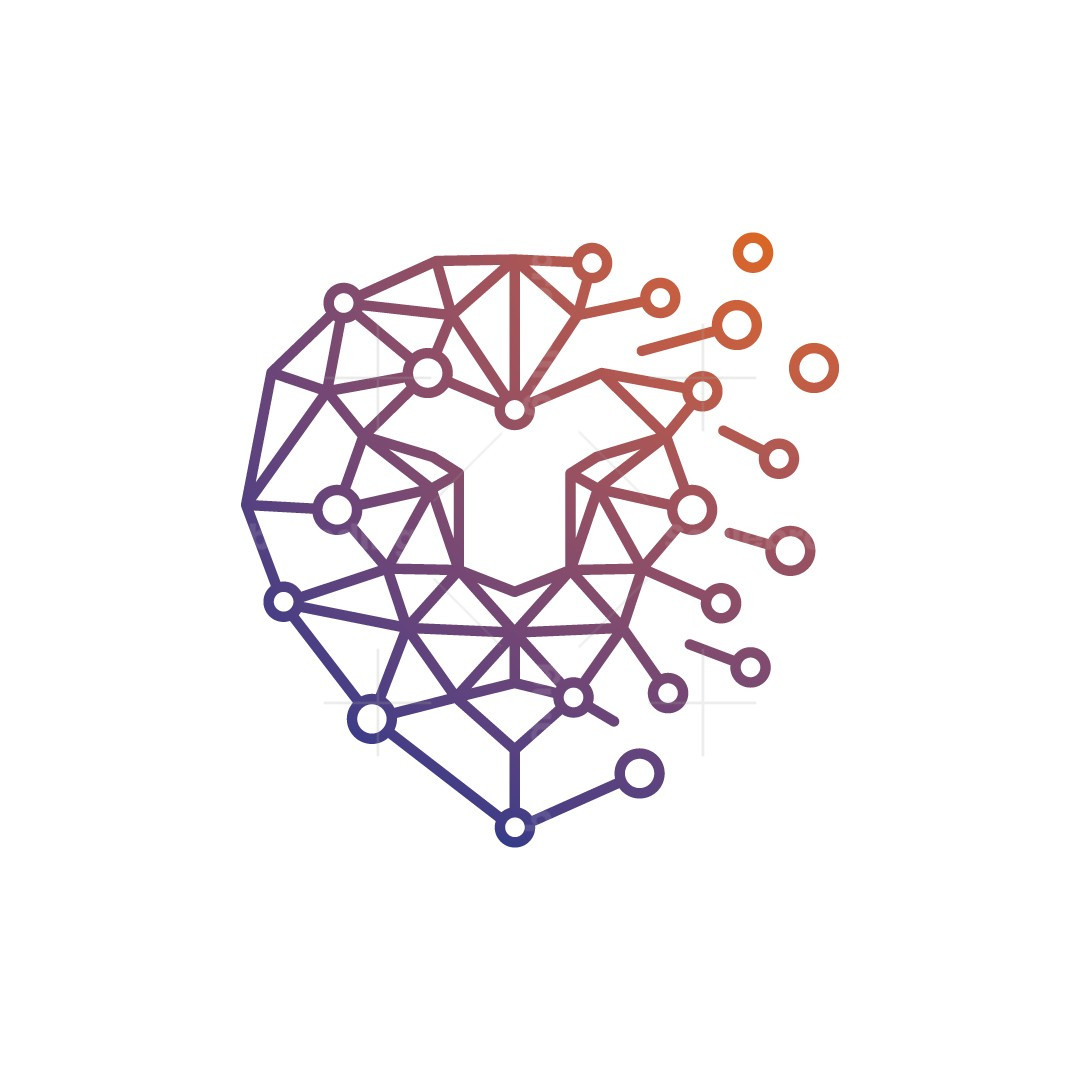 Modern Tech Lion Head Logo | Scalebranding